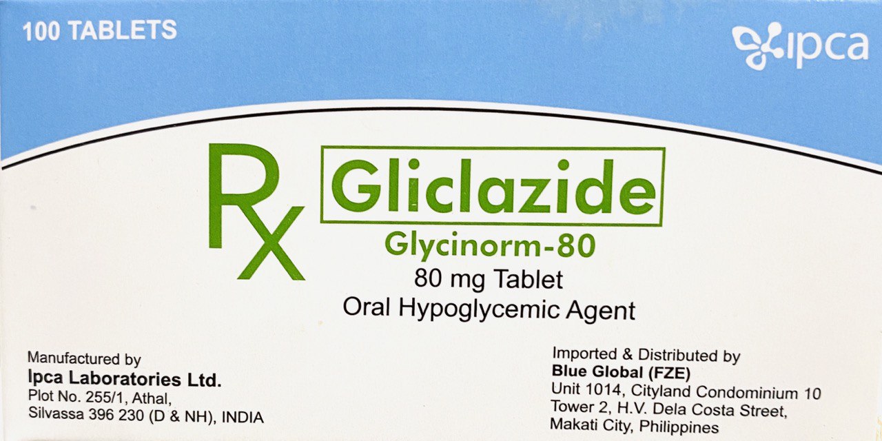 GLYCINORM-80 Gliclazide 80mg Tablet 30's price in the Philippines ...
