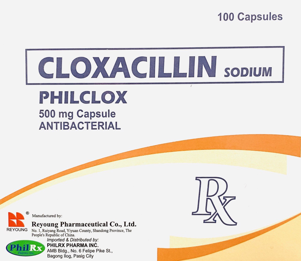 PHILCLOX Cloxacillin Sodium 500mg Capsule 1's price in the Philippines ...