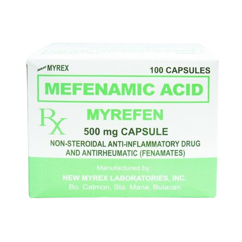 MYREFEN Mefenamic Acid 500mg Capsule 10's price in the Philippines ...