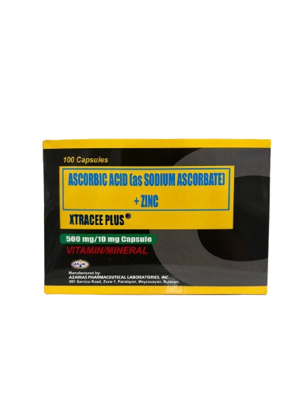 XTRACEE PLUS Sodium Ascorbate / Zinc 500mg / 10mg Capsule 1's price in ...