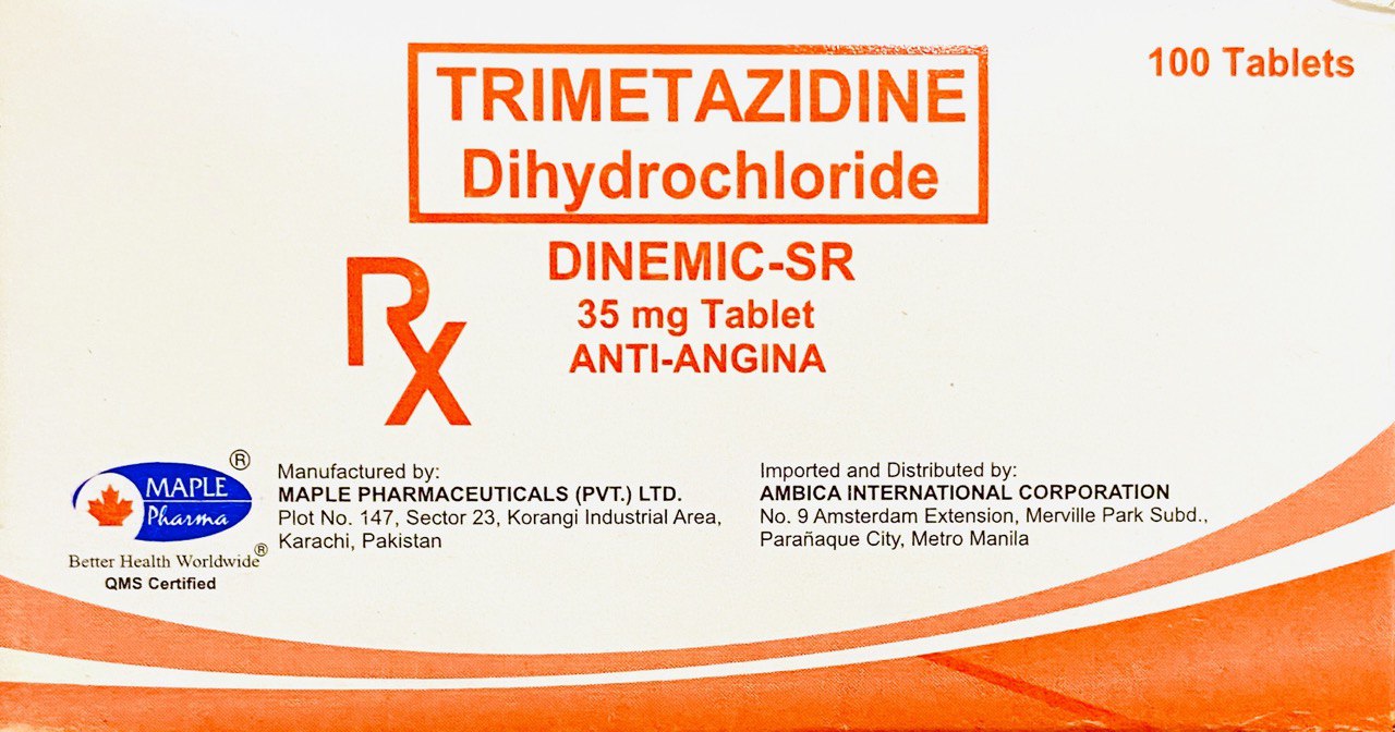 DINEMIC-SR Trimetazidine Dihydrochloride 35mg Tablet 1's price in the ...
