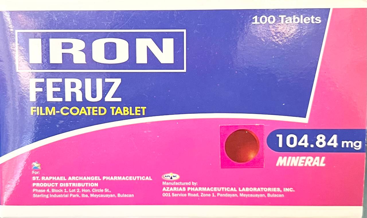 FERUZ Ferrous Sulfate 325mg Tablet 1's price in the Philippines ...