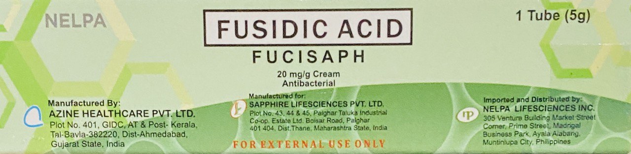 FUCISAPH Fusidic Acid 2% Cream 5g price in the Philippines | MedsGo ...