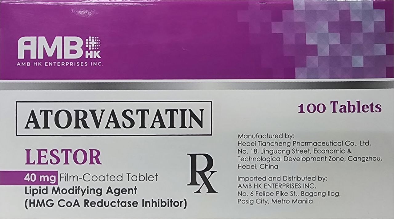 LESTOR Atorvastatin 40mg Film-Coated Tablet 1's price in the ...