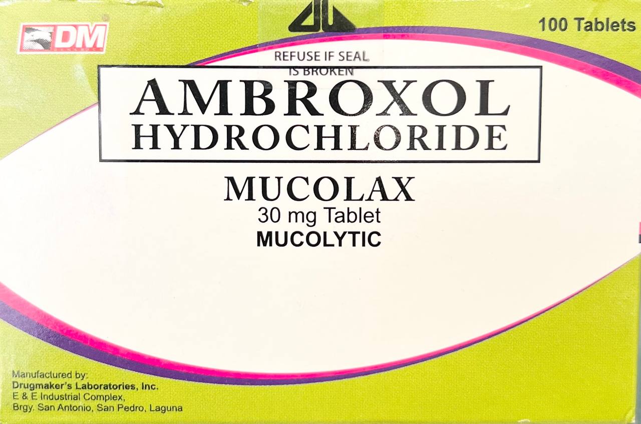 MUCOLAX Ambroxol Hydrochloride 30mg Tablet 100's price in the ...
