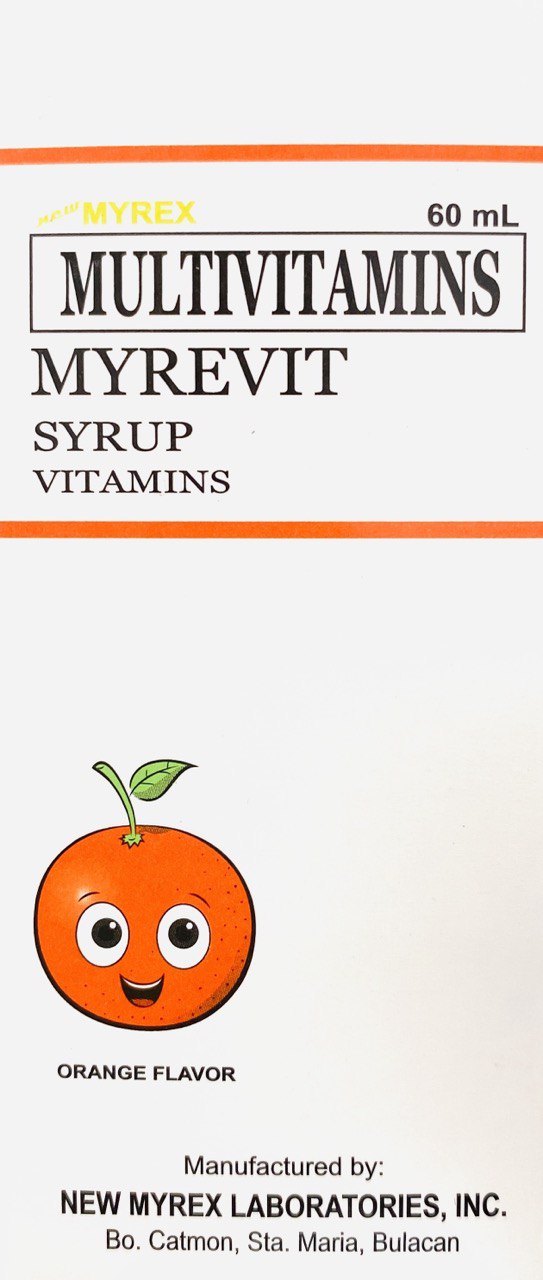 MYREVIT Multivitamins Syrup 60mL Orange price in the Philippines ...