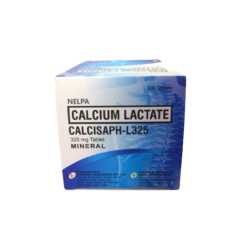 Calcisaph-L325 Calcium Lactate 325mg Tablet 1's price in the ...