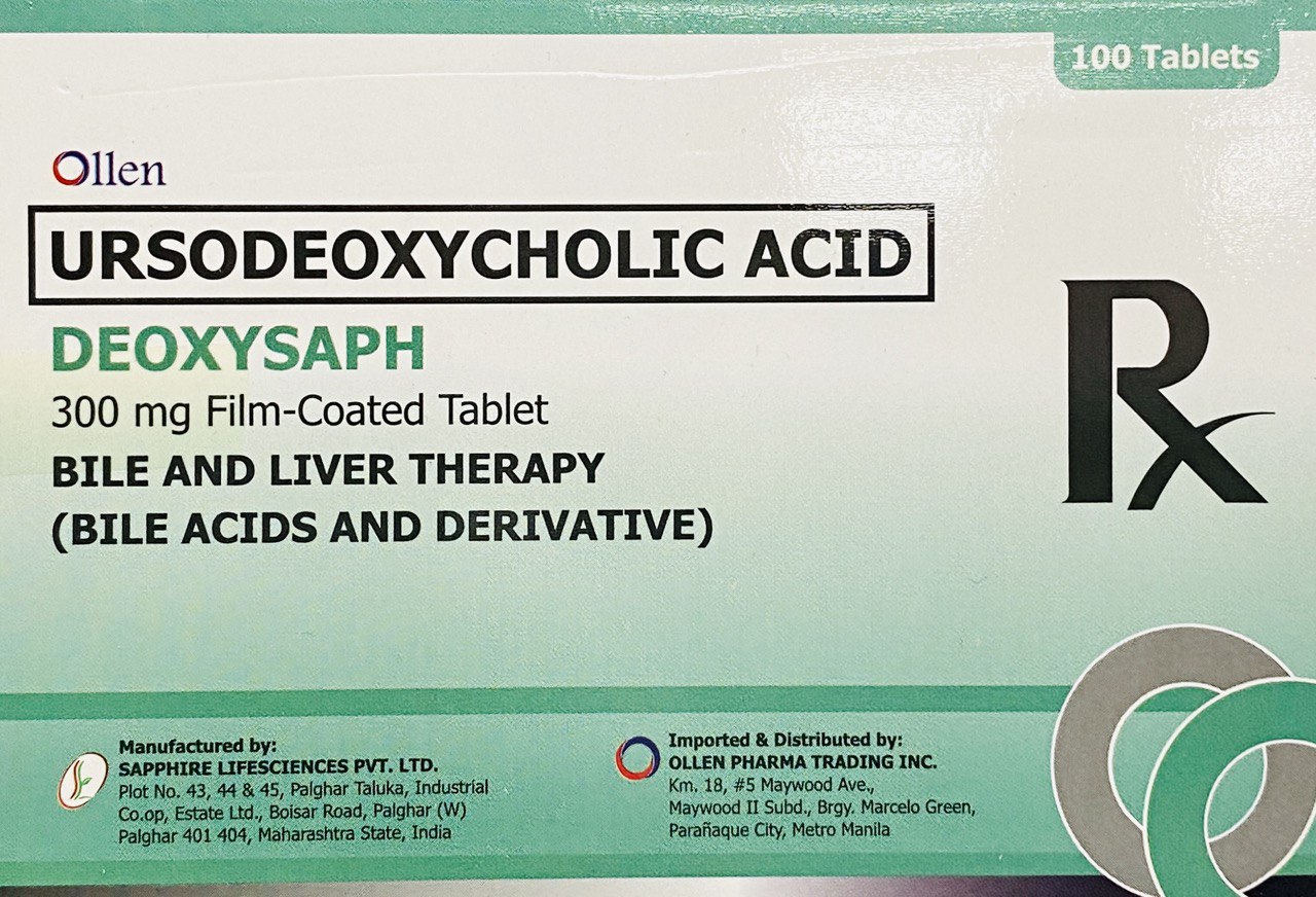 DEOXYSAPH Ursodeoxycholic Acid 300mg Film-Coated Tablet 1's price in ...