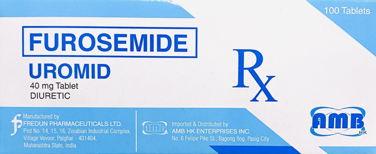 UROMID Furosemide 40mg Tablet 1's price in the Philippines | MedsGo ...