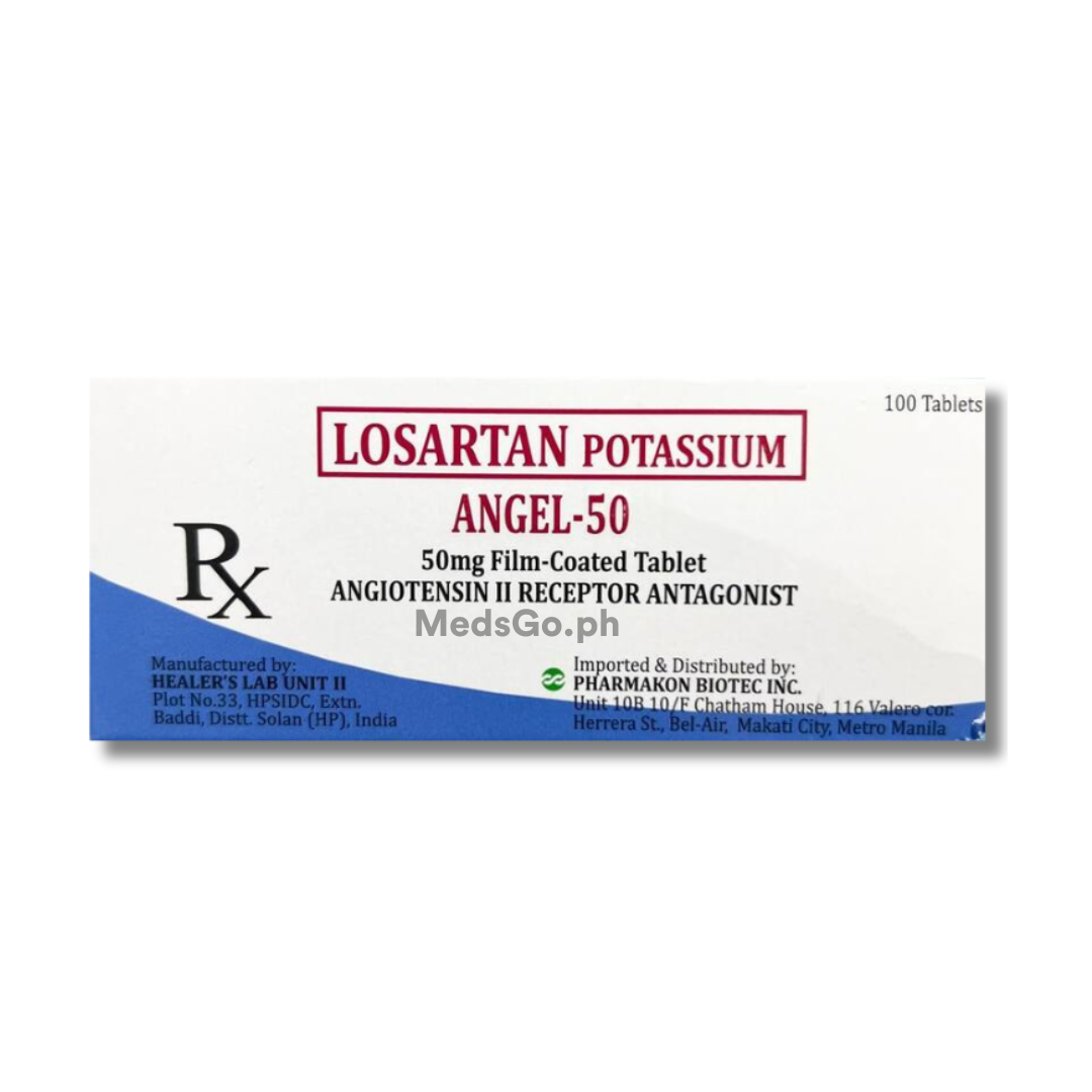 ANGEL-50 Losartan 50mg - 1 Box x 100 Tabs price in the Philippines ...