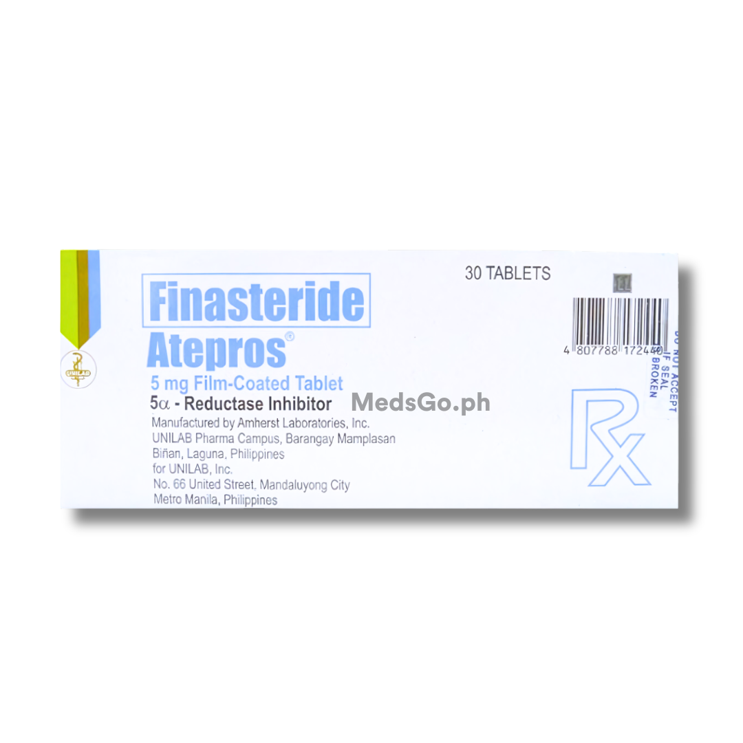 ATEPROS Finasteride 5mg - 1 Tablet price in the Philippines | MedsGo ...