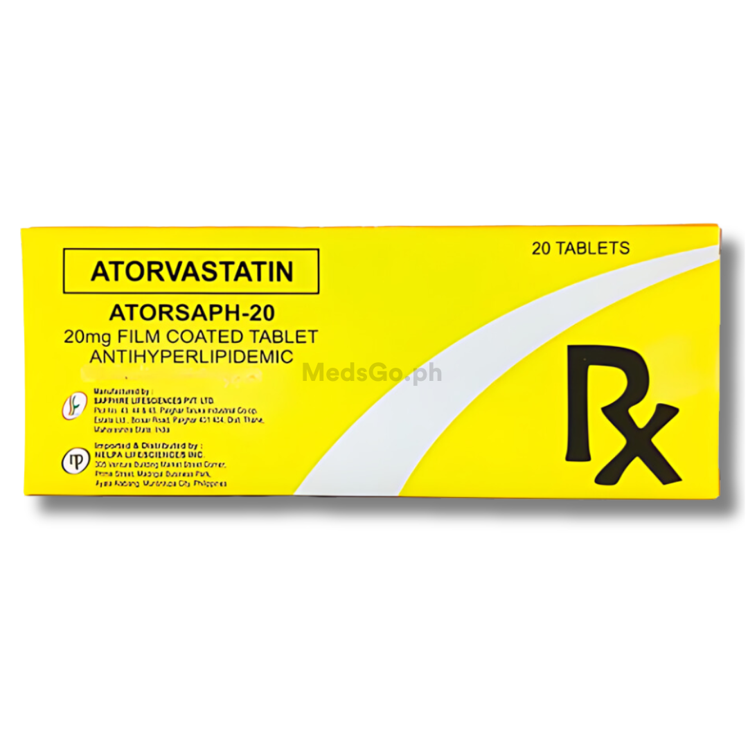 ATORSAPH Atorvastatin 20mg Film-Coated Tablet 1's price in the ...