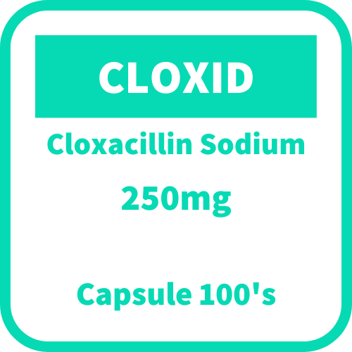 CLOXID Cloxacillin 250mg Capsule 100's price in the Philippines ...