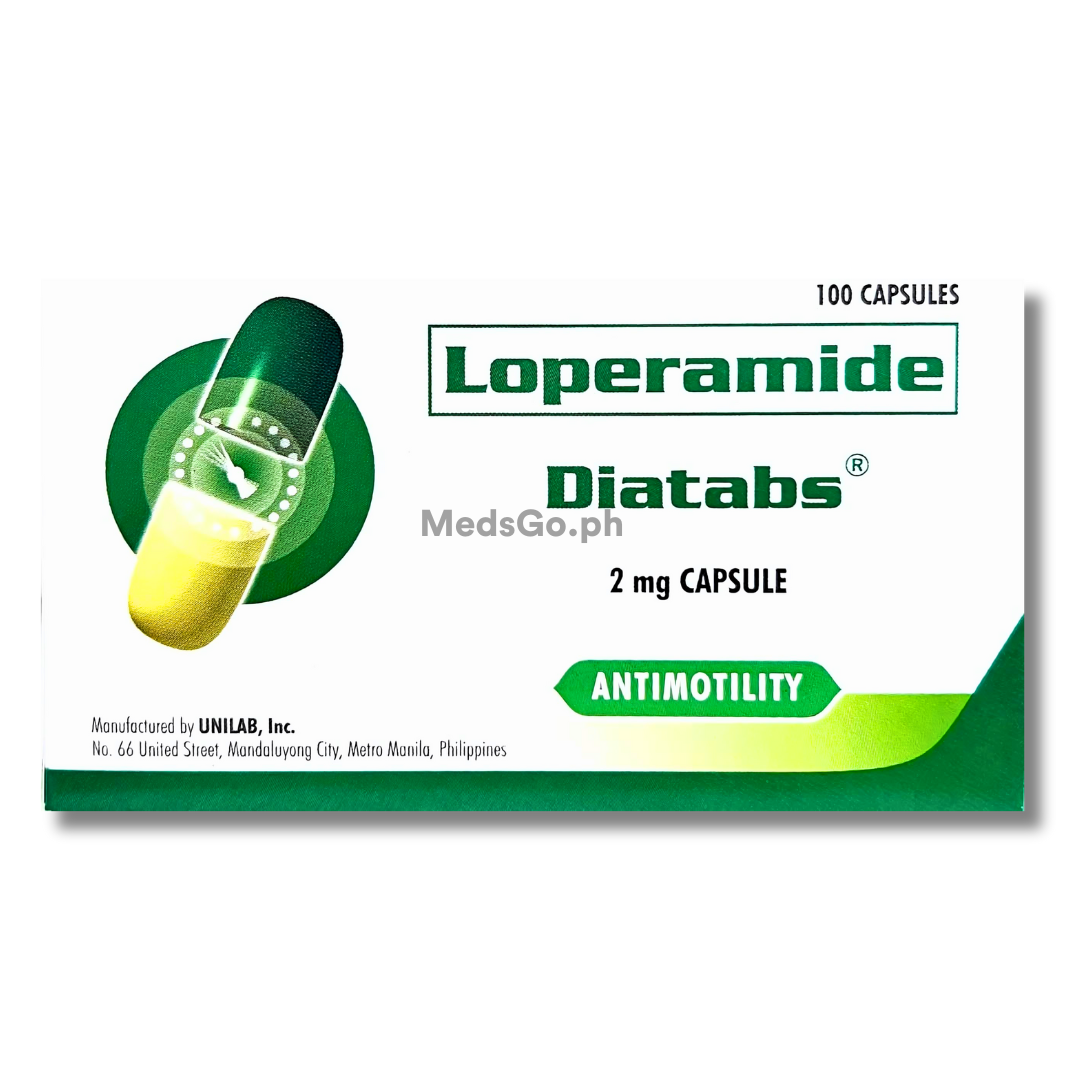 DIATABS Loperamide 2mg - 1 Box x 100 Caps price in the Philippines ...