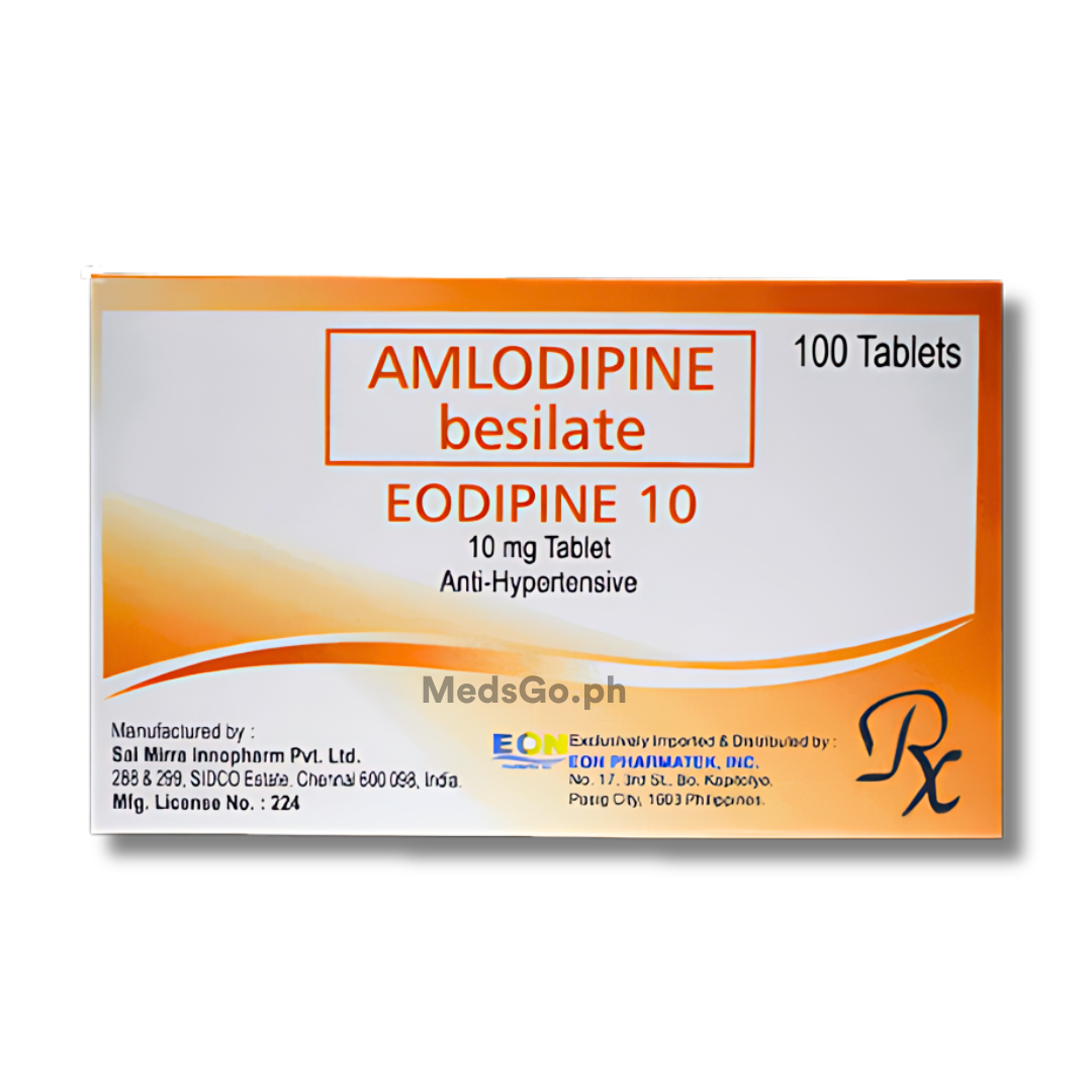 EODIPINE 10 Amlodipine 10mg - 1 Box x 100 Tabs price in the Philippines ...