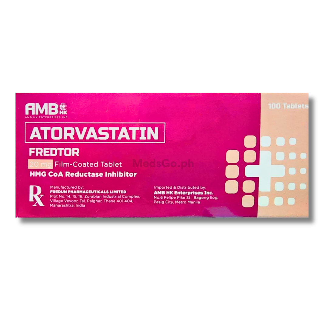 FREDTOR Atorvastatin 20mg - 1 Tablet price in the Philippines | MedsGo ...
