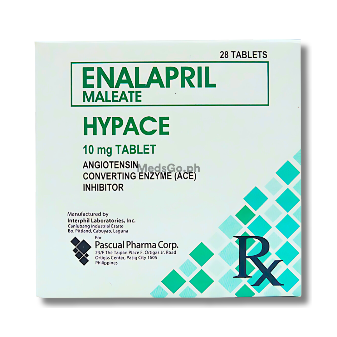 HYPACE Enalapril Maleate 10mg Tablet 1's price in the Philippines ...