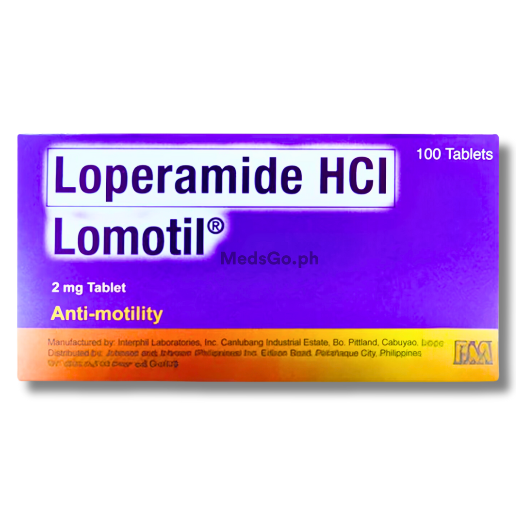 LOMOTIL Loperamide 2mg - 1 Tablet price in the Philippines | MedsGo ...