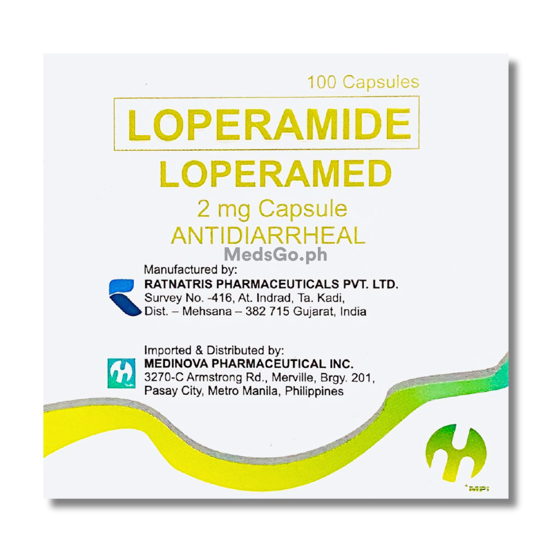 LOPERAMED Loperamide 2mg - 1 Capsule price in the Philippines | MedsGo ...
