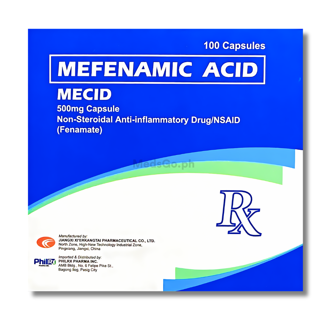 MECID Mefenamic Acid 500mg - 1 Capsule price in the Philippines ...
