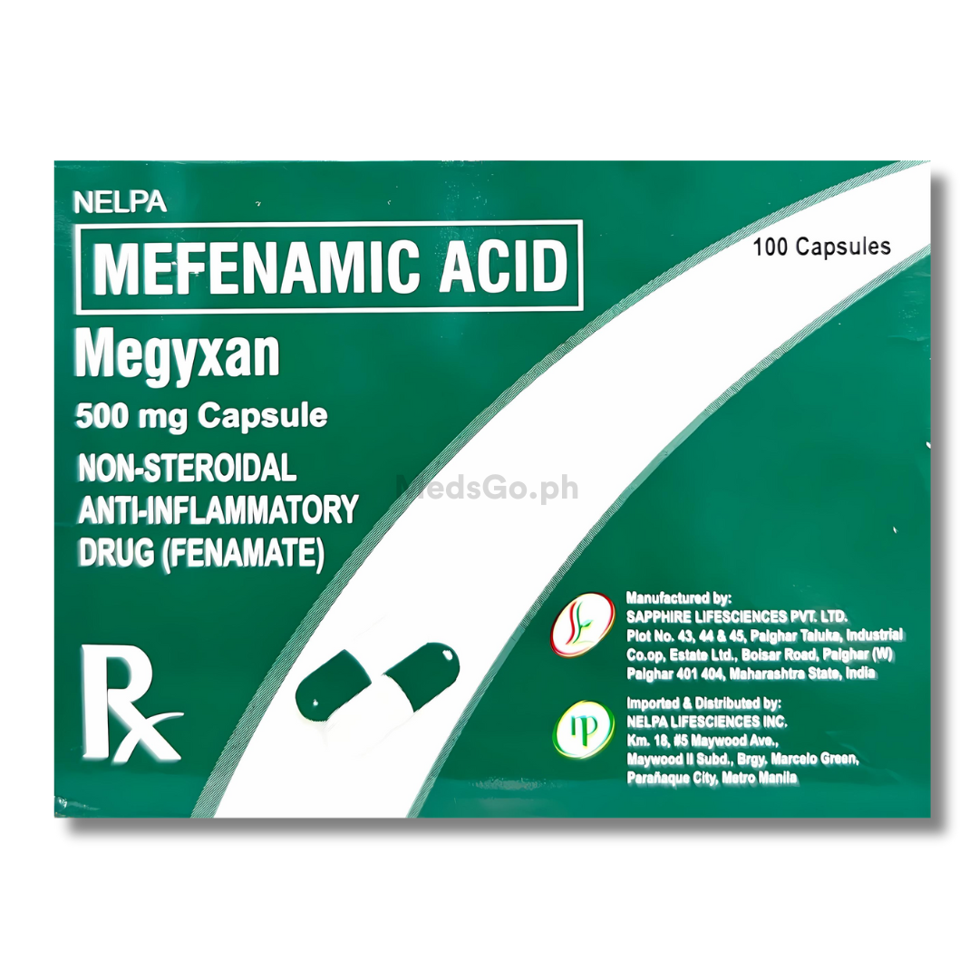 MEGYXAN Mefenamic Acid 500mg - 1 Capsule price in the Philippines ...