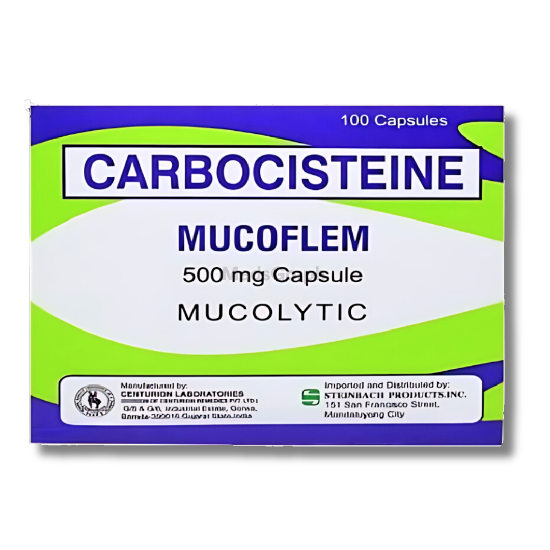 MUCOFLEM Carbocisteine 500mg - 1 Capsule price in the Philippines ...
