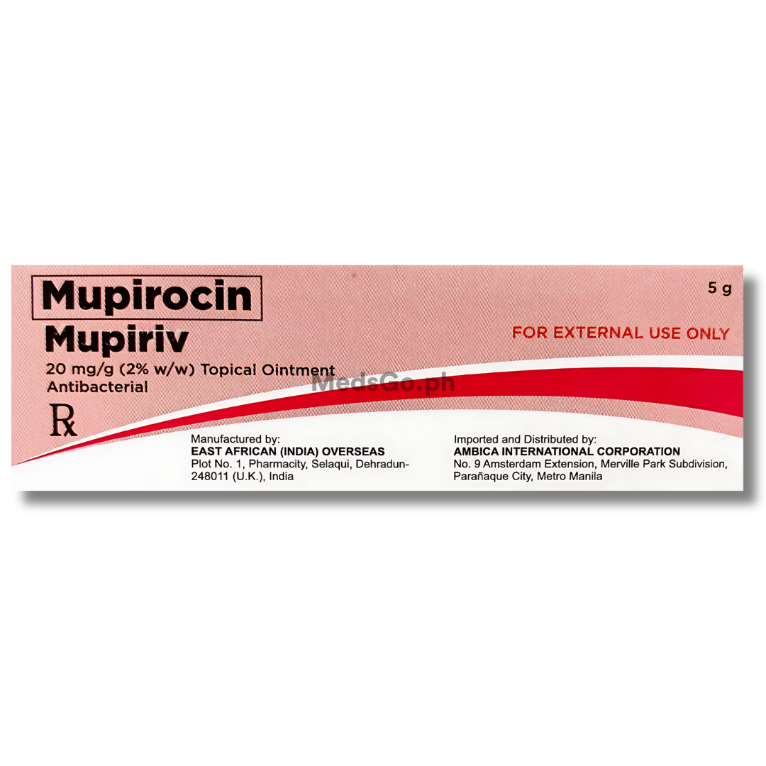 MUPIRIV Mupirocin 20mg / g (2% w/w) Topical Ointment 5g price in the ...