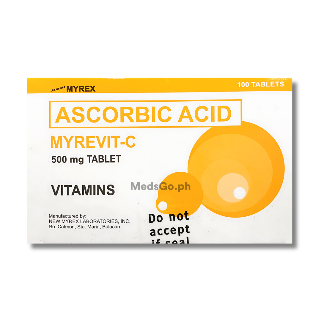 MYREVIT-C Ascorbic Acid 500mg - 1 Tablet price in the Philippines ...