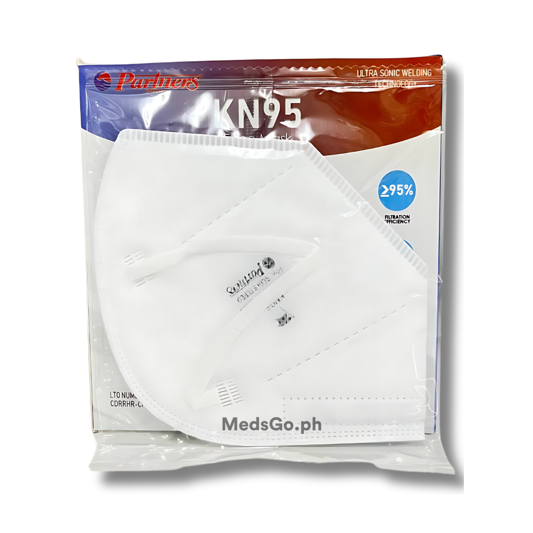 PARTNERS KN95 Face Mask 1's price in the Philippines | MedsGo Pharmacy