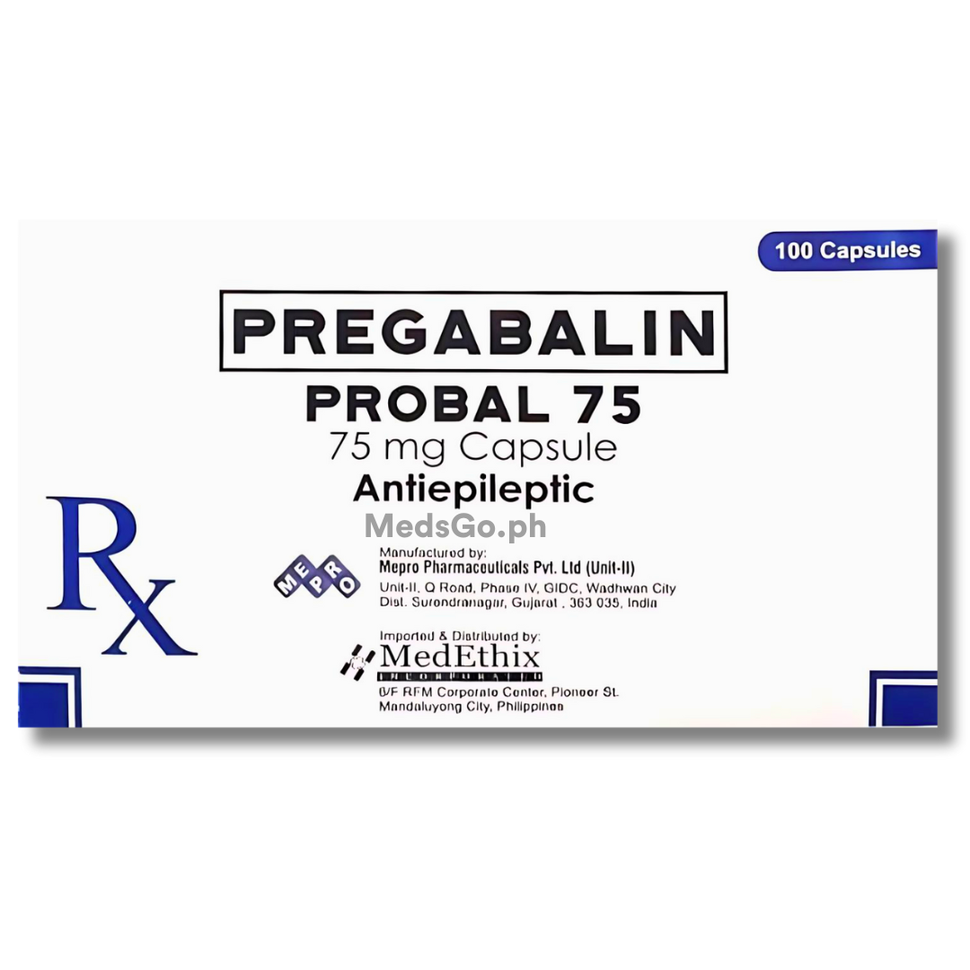 PROBAL 75 Pregabalin 75mg Capsule 100's price in the Philippines ...
