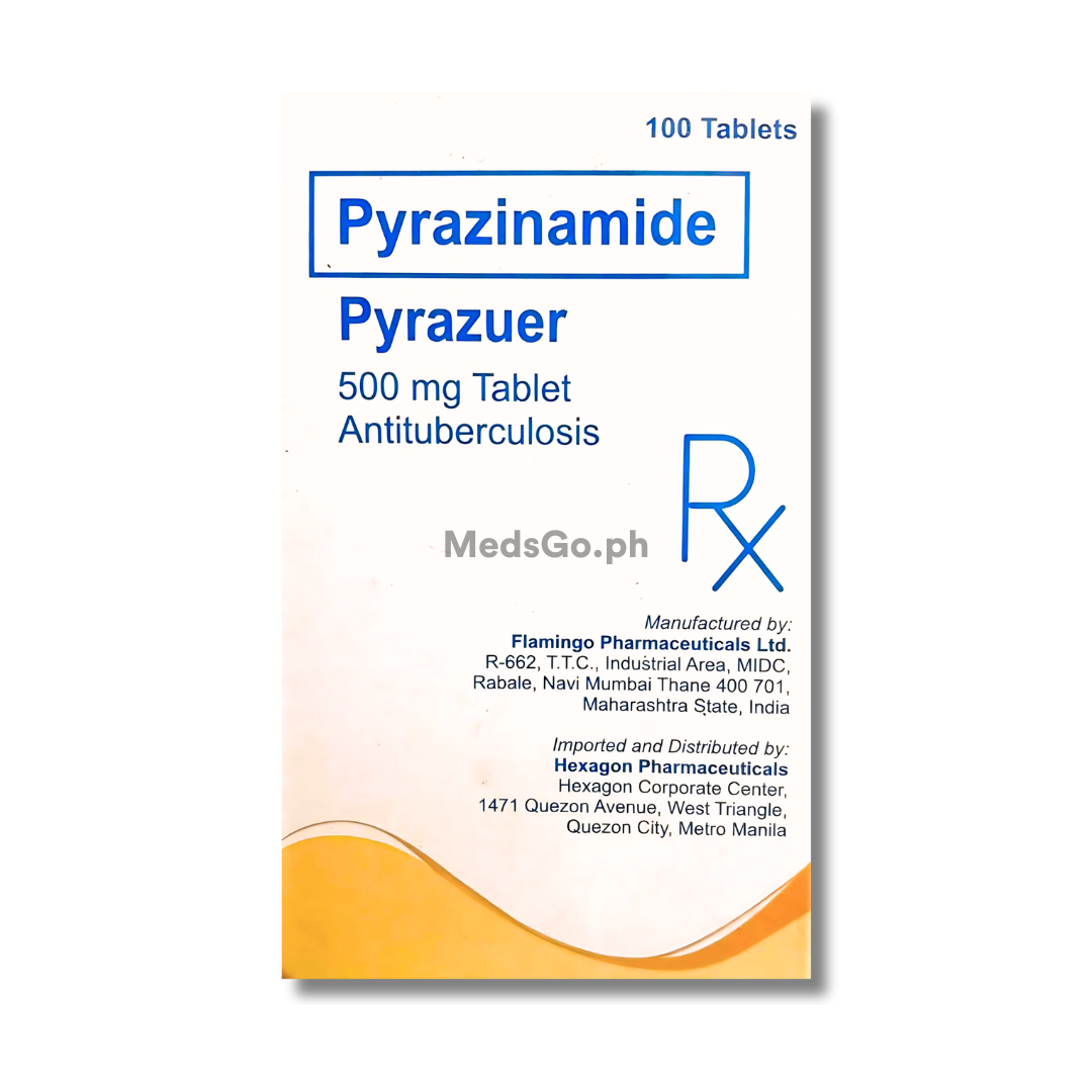 PYRAZUER Pyrazinamide 500mg Tablet 100's price in the Philippines ...