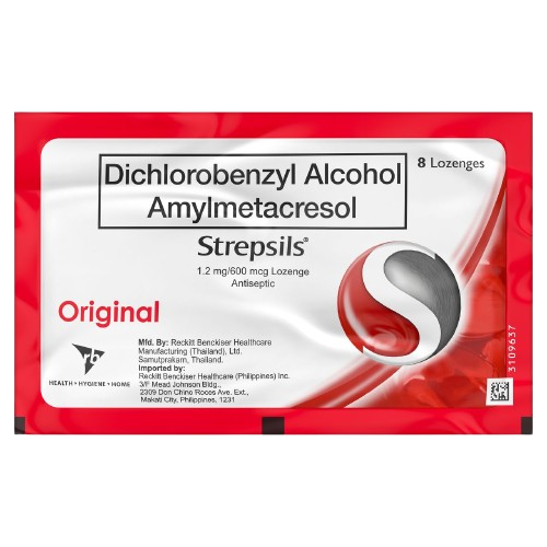 STREPSILS ORIGINAL Dichlorobenzyl Alcohol / Amylmetacresol 1.2mg ...