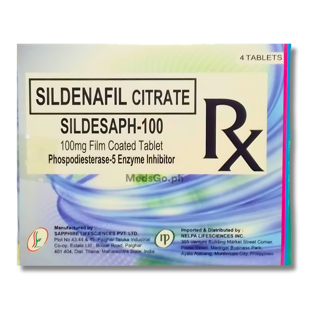 SILDESAPH-100 Sildenafil 100mg - 1 Box x 4 Tabs price in the ...