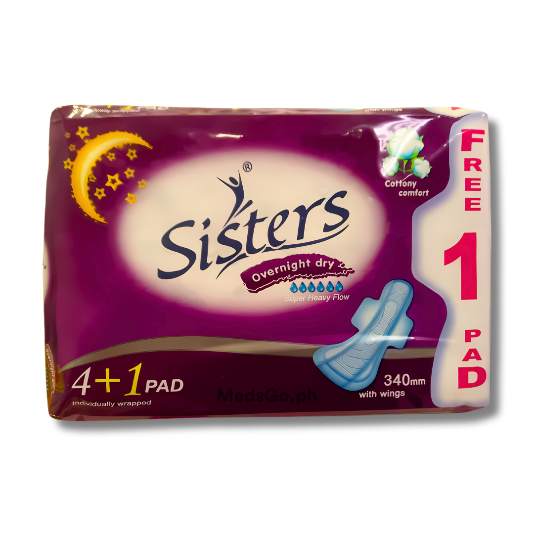 SISTERS Perforated Cottony Overnight 4+1's price in the Philippines ...