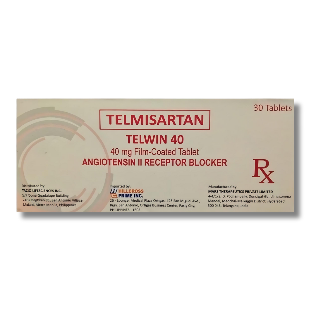 TELWIN Telmisartan 40mg - 1 Tablet price in the Philippines | MedsGo ...