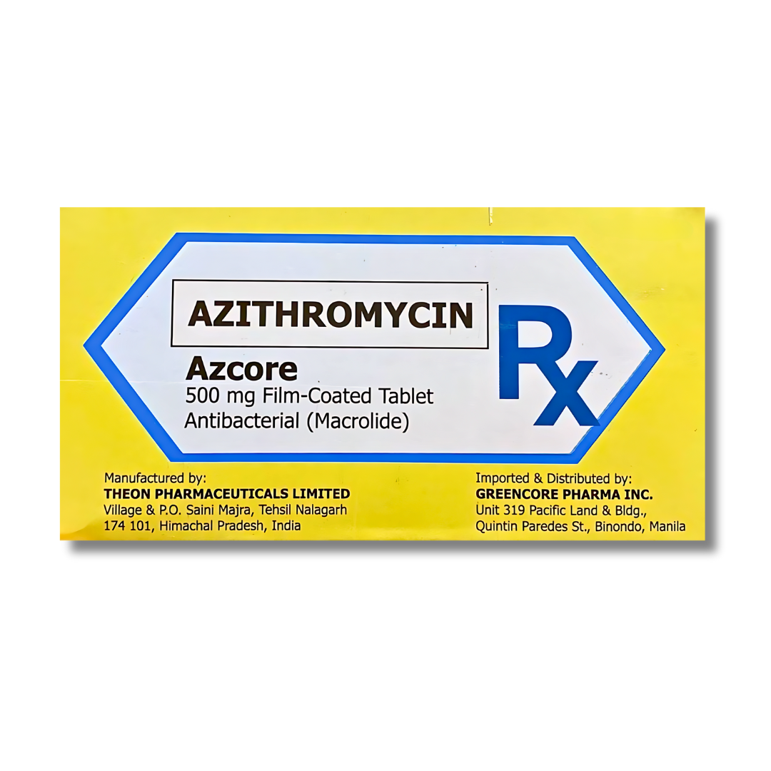 AZCORE Azithromycin 500mg - 1 Box x 3 Tabs price in the Philippines ...