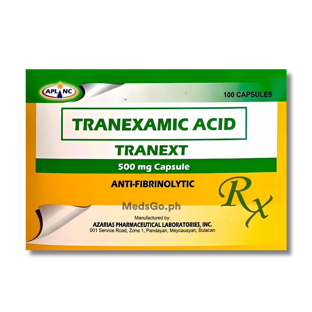 TRANEXT Tranexamic Acid 500mg Capsule 1's price in the Philippines ...