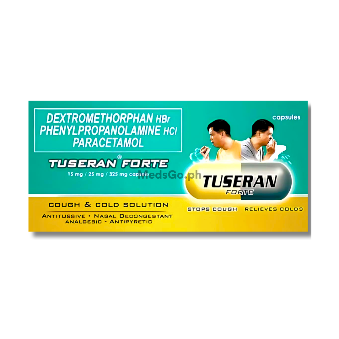 TUSERAN FORTE Dextromethorphan Hydrobromide / Phenylpropanolamine ...