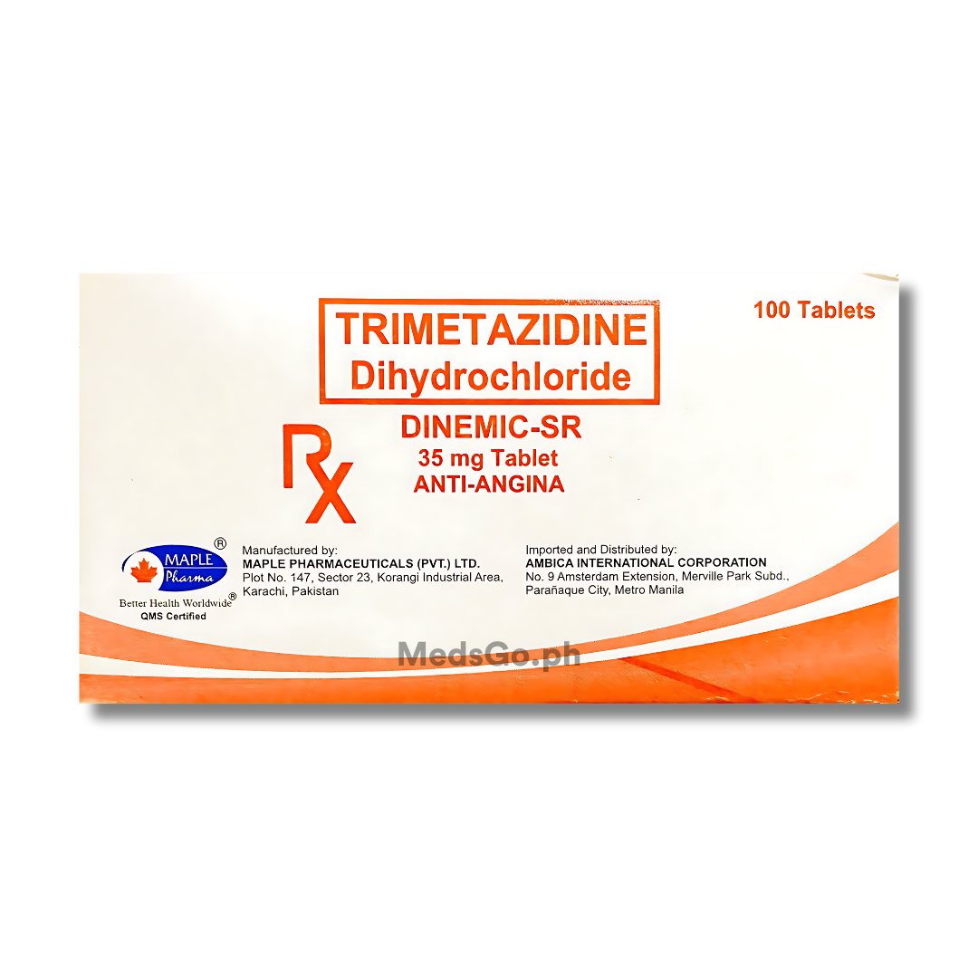 DINEMIC-SR Trimetazidine Dihydrochloride 35mg Tablet 100's price in the ...