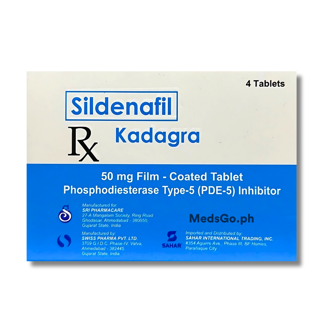 KADAGRA Sildenafil 50mg - 1 Box x 4 Tabs price in the Philippines ...