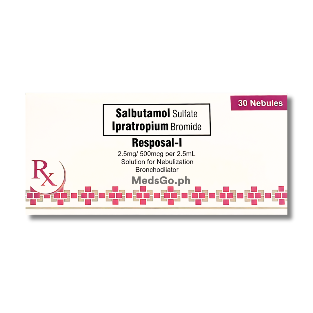 RESPOSAL-I Salbutamol / Ipratropium 2.5mg / 500mcg - 1 Nebule 2.5ml ...