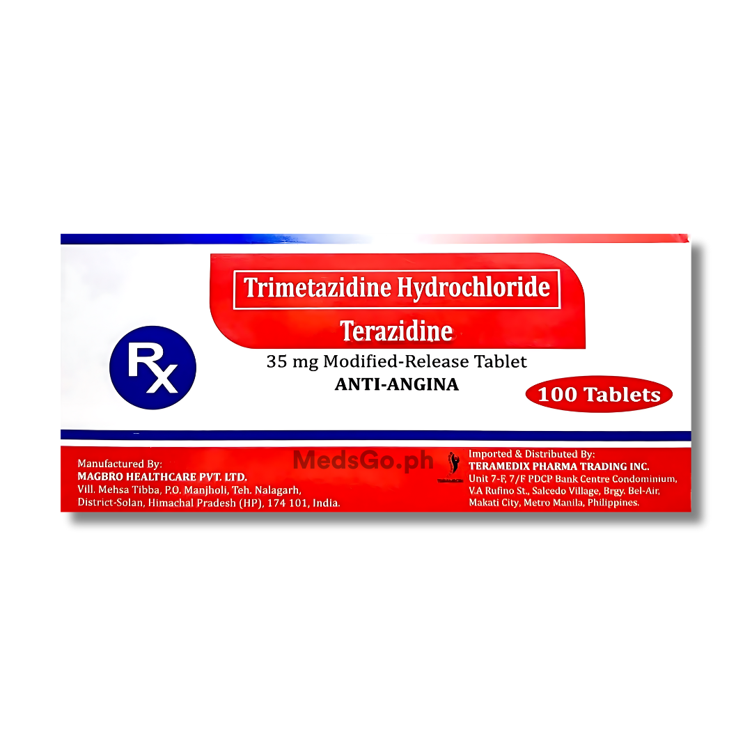 TERAZIDINE Trimetazidine Hydrochloride 35mg - 1 Tablet price in the ...