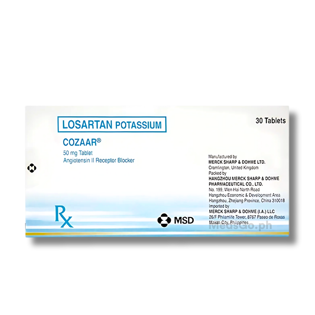 COZAAR Losartan 50mg - 1 Box x 30 Tabs price in the Philippines ...