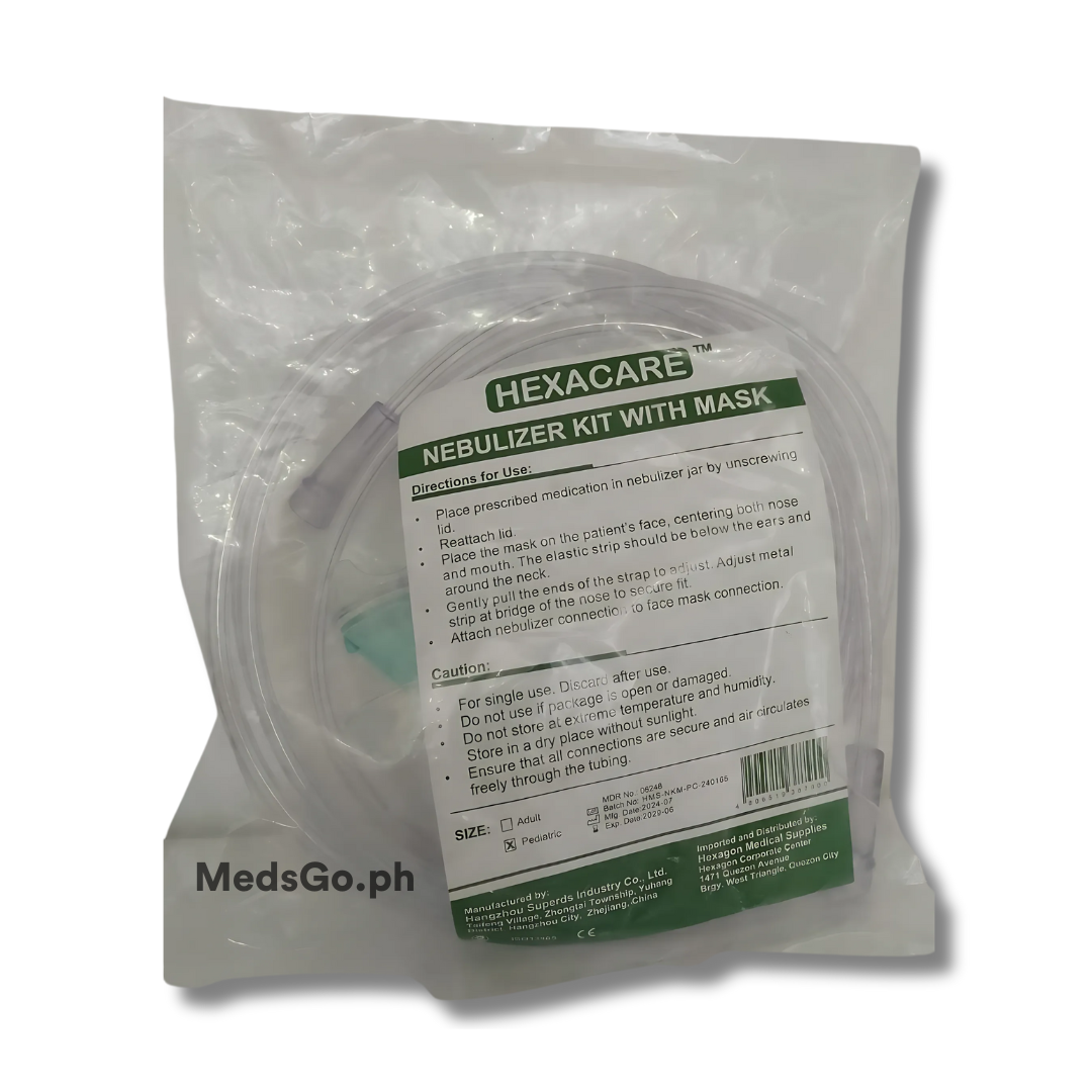 HEXACARE Nebulizer Kit with Mask for Pedia 1's price in the Philippines ...
