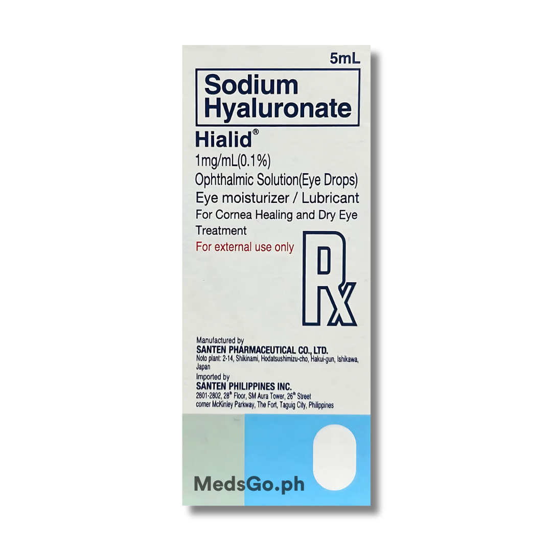 HIALID Sodium Hyaluronate 0.1% Eye Drops 5mL price in the Philippines ...
