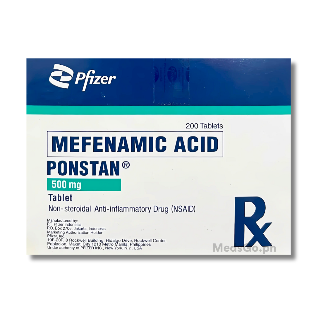 PONSTAN Mefenamic Acid 500mg Tablet 200's price in the Philippines ...
