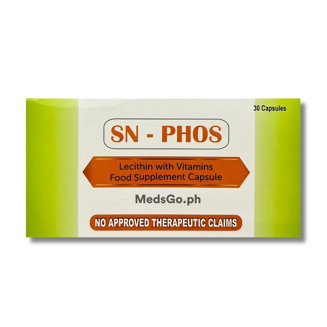 SN-PHOS Essential Phospholipids Lecithin with Vitamins - 1 Box x 30 ...