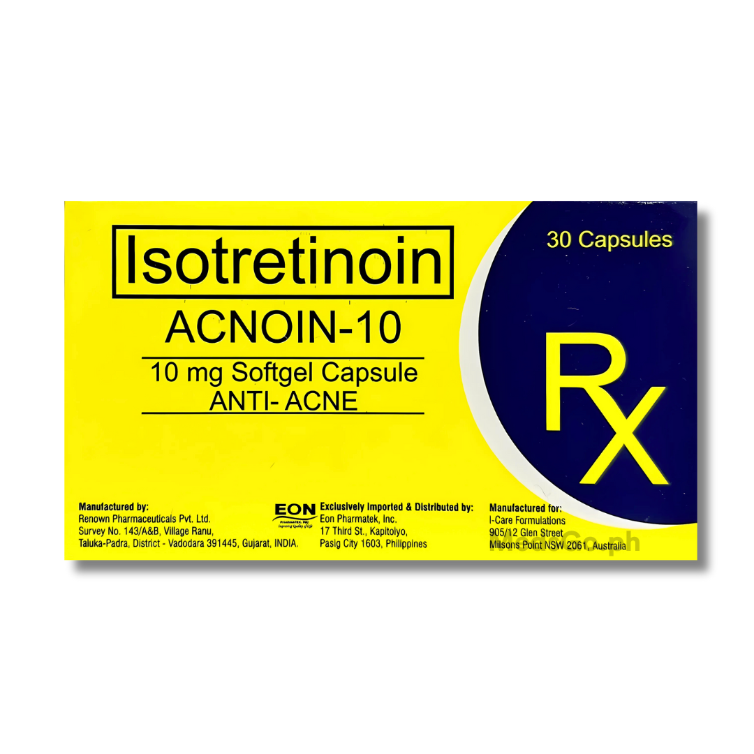 ACNOIN-10 Isotretinoin 10mg - 1 Capsule price in the Philippines ...
