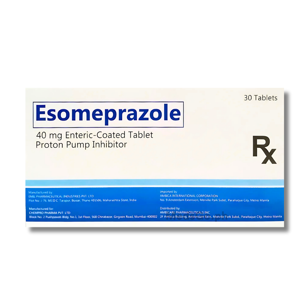 AMBICA Esomeprazole 40mg - 1 Tablet price in the Philippines | MedsGo ...