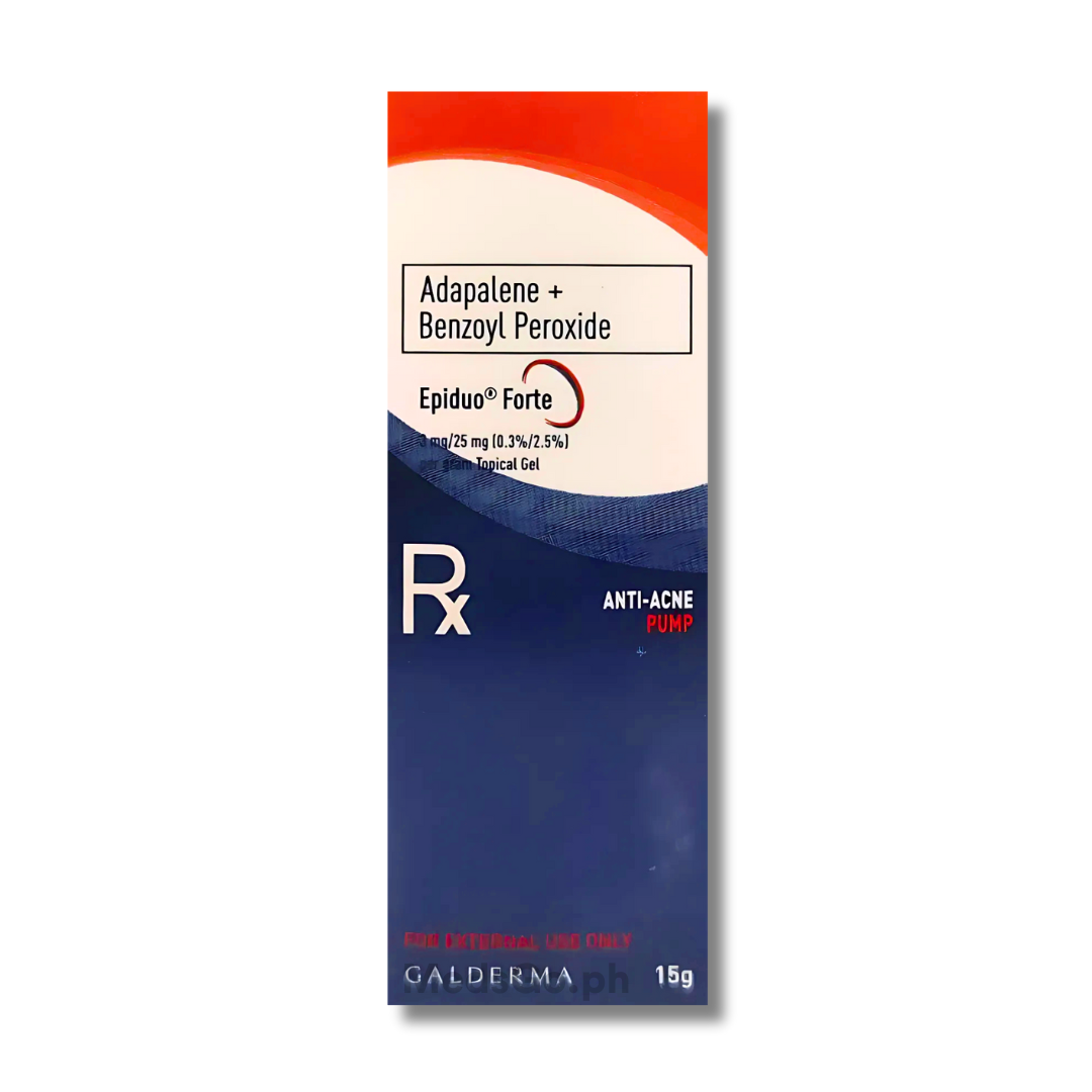 EPIDUO FORTE Gel 15g - Adapalene / Benzoyl Peroxide 0.3% / 2.5% price ...